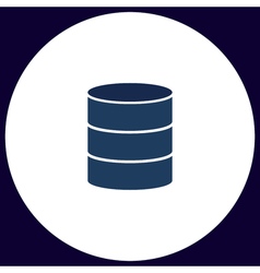 Database computer symbol Royalty Free Vector Image