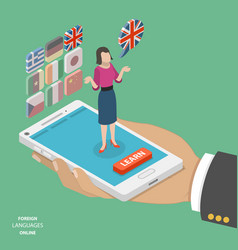 App translate language 10 Royalty Free Vector Image