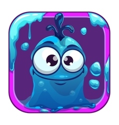 Funny cartoon jelly characters Royalty Free Vector Image