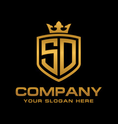 Sd logo Royalty Free Vector Image - VectorStock