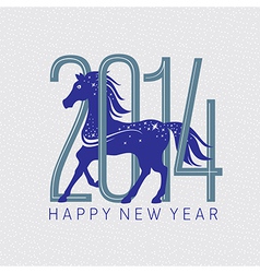Horse 2014 year chinese symbol Royalty Free Vector Image