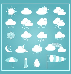 Colorful Balloons on Blue Sky Background Vector Image