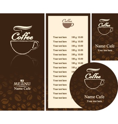 Coffee menu Royalty Free Vector Image - VectorStock