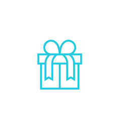 Fast gift logo icon design Royalty Free Vector Image