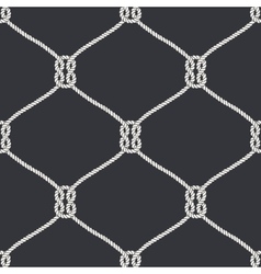 Seamless nautical rope pattern half knots Vector Image