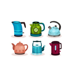 Broken home appliances set damaged electrical Vector Image