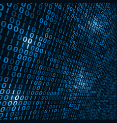 Binary code internet security concept Royalty Free Vector