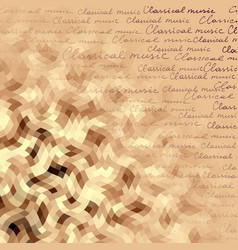 Classical music background Royalty Free Vector Image