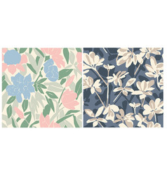 Leaf and nature themed pattern Royalty Free Vector Image