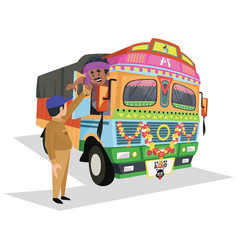 Truck driver Royalty Free Vector Image - VectorStock