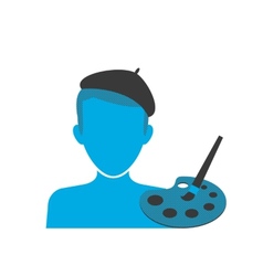 Cartoon artist Royalty Free Vector Image - VectorStock