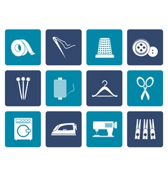 Textile icons Royalty Free Vector Image - VectorStock