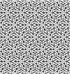 Seamless pattern of intersecting hexagonal braces Vector Image