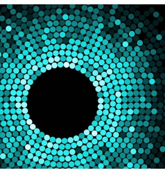 Abstract circle pattern graduated dots Royalty Free Vector