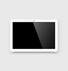 Realistic tablet pc computer Royalty Free Vector Image