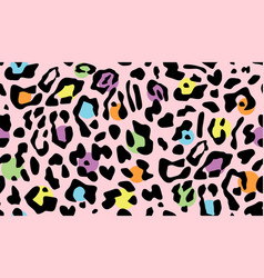 Snake python skin texture seamless pattern black Vector Image