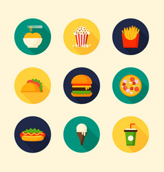 Food concept design Royalty Free Vector Image - VectorStock