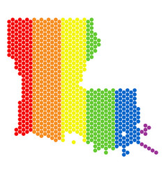 Lgbt spectrum dot germany map Royalty Free Vector Image