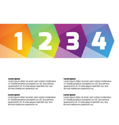 Chapters or progress bar Royalty Free Vector Image