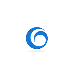 A initial shape company logo Royalty Free Vector Image