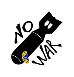 Crossed out flag of russia in the sign stop Vector Image