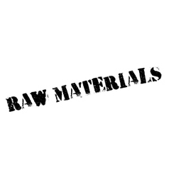 Raw Materials rubber stamp Royalty Free Vector Image