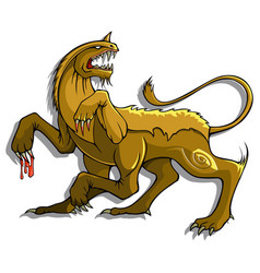 Mythical manticore Royalty Free Vector Image - VectorStock