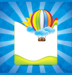 Spring frame Royalty Free Vector Image - VectorStock