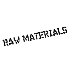 Raw Materials rubber stamp Royalty Free Vector Image