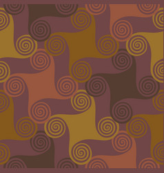 Abstract gold spiral background design element Vector Image