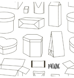 Package pattern Royalty Free Vector Image - VectorStock