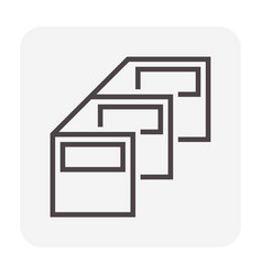 Partition wall icon Royalty Free Vector Image - VectorStock