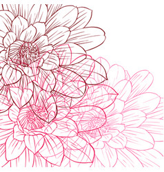 Floral tile pattern flower background garden Vector Image