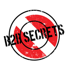 Secret project rubber stamp Royalty Free Vector Image