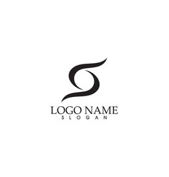 Ss logos and symbols template icons app Royalty Free Vector