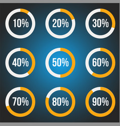 Loading icons load indicator sign Royalty Free Vector Image