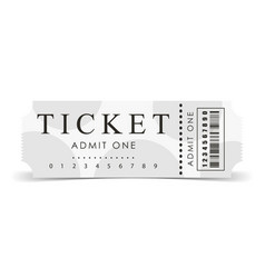 Ticket sample design template Royalty Free Vector Image