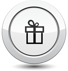 Metal button icon Royalty Free Vector Image - VectorStock