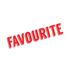 Favorite rubber stamp Royalty Free Vector Image