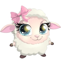 Little sheep Royalty Free Vector Image - VectorStock