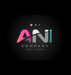 Avi a v i three letter logo icon design Royalty Free Vector