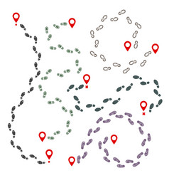 Businessman walk cycle animation sprite sheet Vector Image