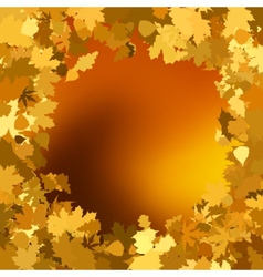 Autumn leaf border Royalty Free Vector Image - VectorStock
