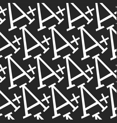 A grade text graphic Royalty Free Vector Image