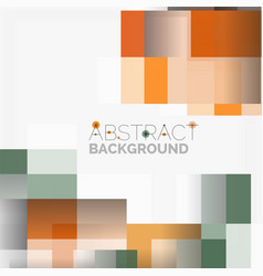 Abstract blocks template design background simple Vector Image