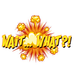 Comic speech bubble with kaboom text Royalty Free Vector