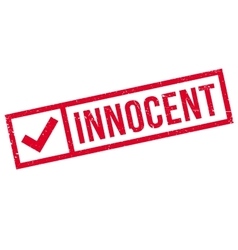 Innocent rubber stamp Royalty Free Vector Image