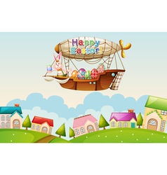 Happy easter greeting Royalty Free Vector Image