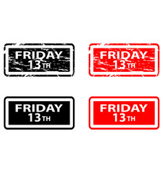 Friday 13th Royalty Free Vector Image - VectorStock