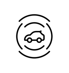 Parking camera location Royalty Free Vector Image